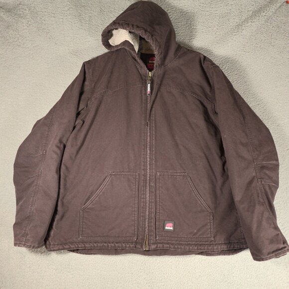 Berne | Jackets & Coats | Berne Jacket Womens 2xl Brown Sherpa Lined ...